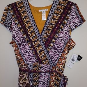 Studio 1 | Dresses | Studio Short Sleeve Wrap Dress | Poshmark